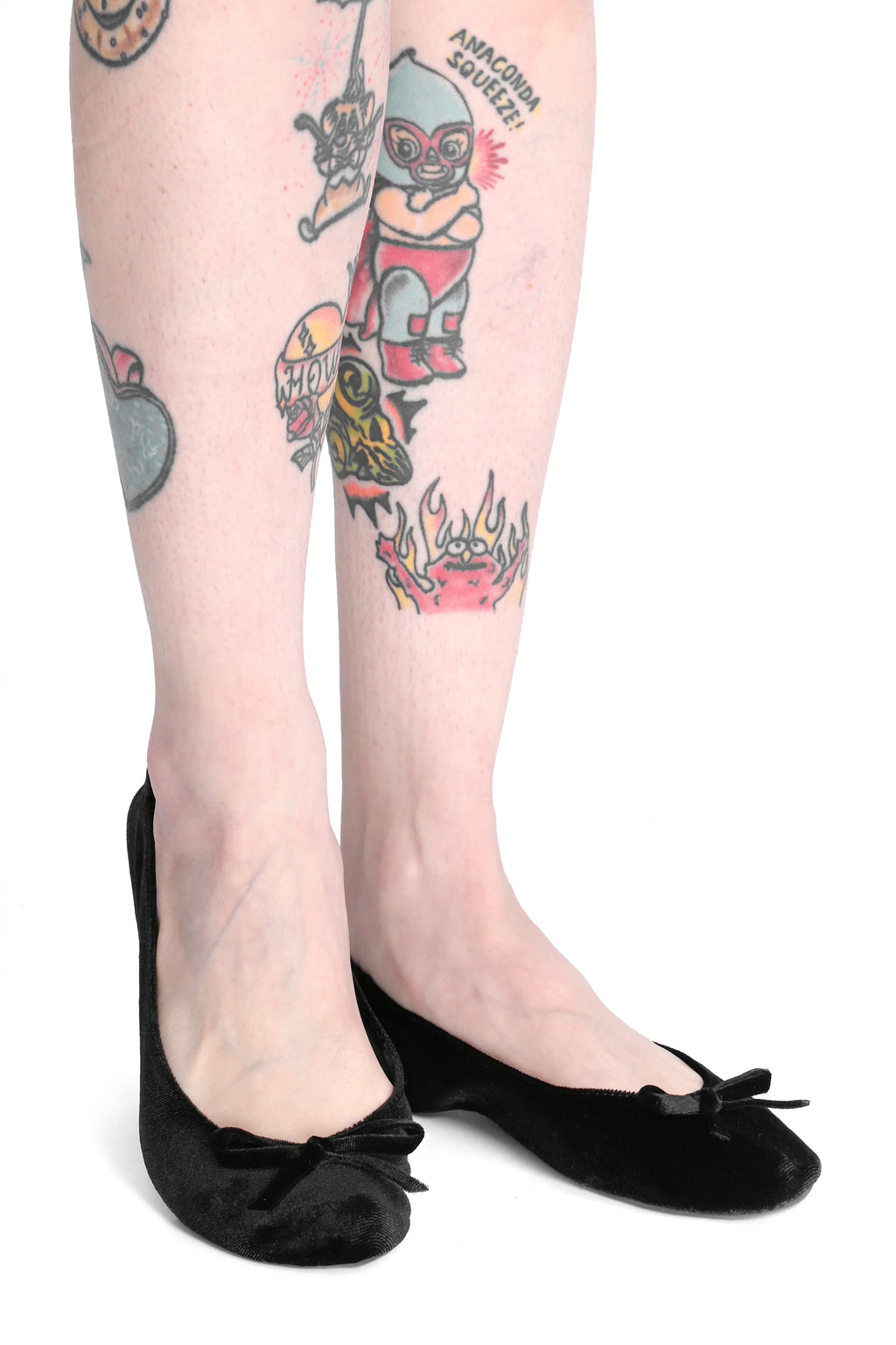 Black Velvet Folding Flats – FOXBLOOD