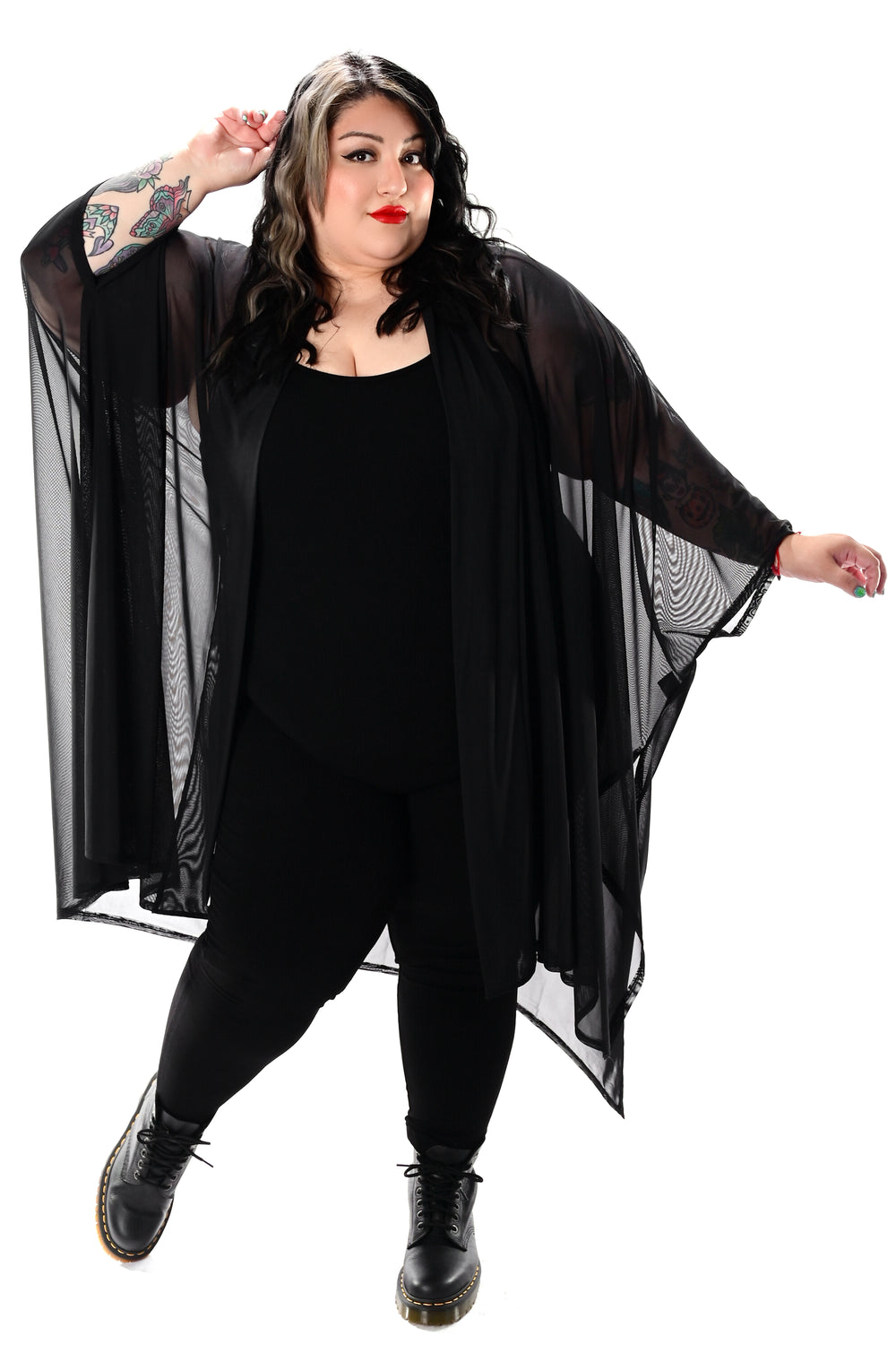 Lilith Mesh Oversized Cloak – FOXBLOOD
