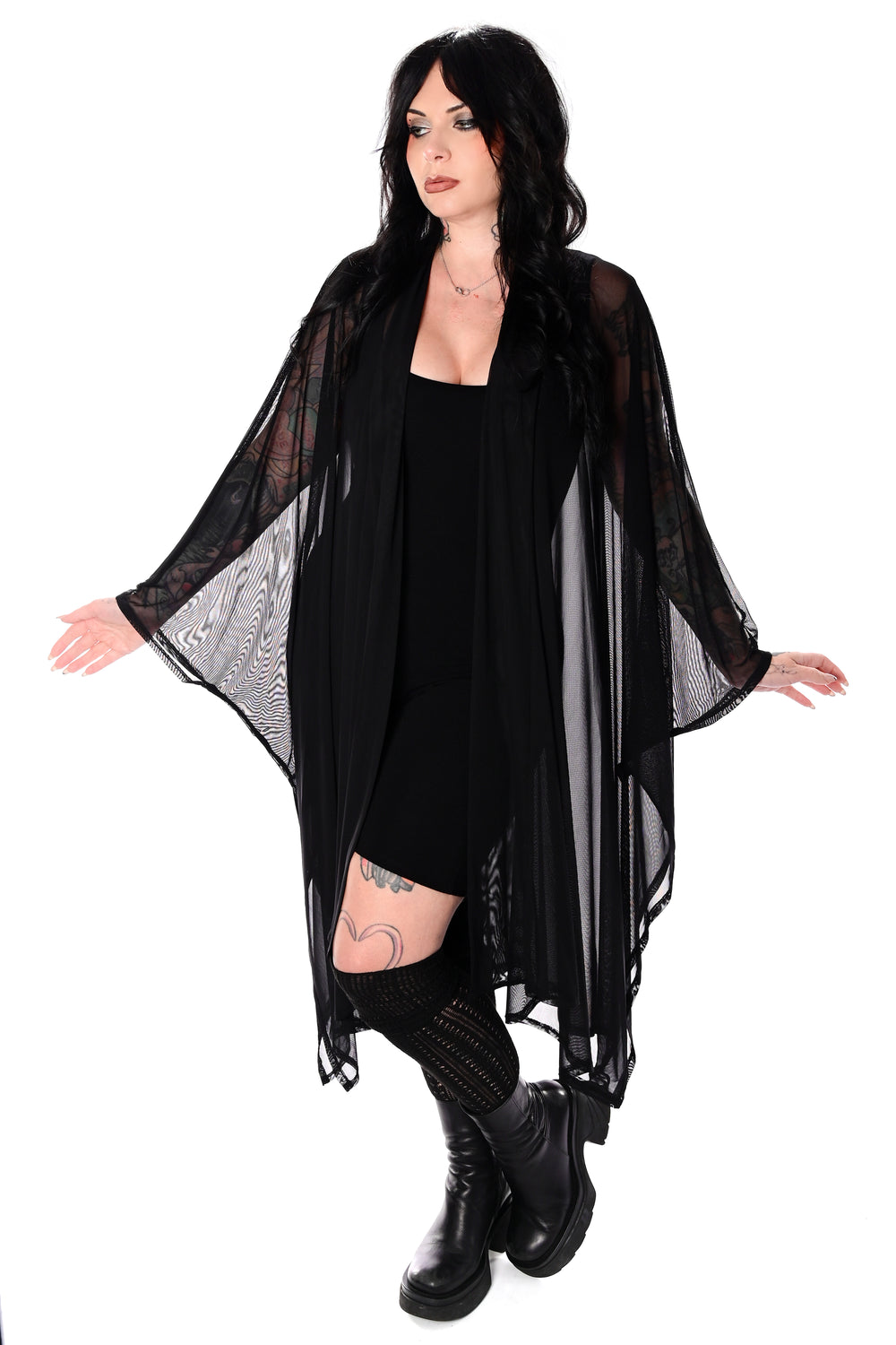 Lilith Mesh Oversized Cloak – FOXBLOOD