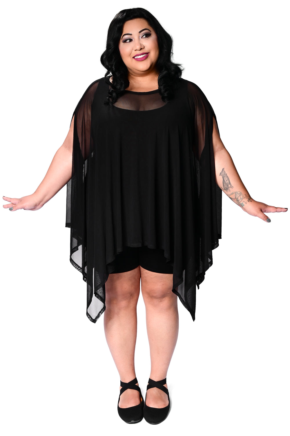 Mesh Rhiannon Flowing Tunic Topy – FOXBLOOD