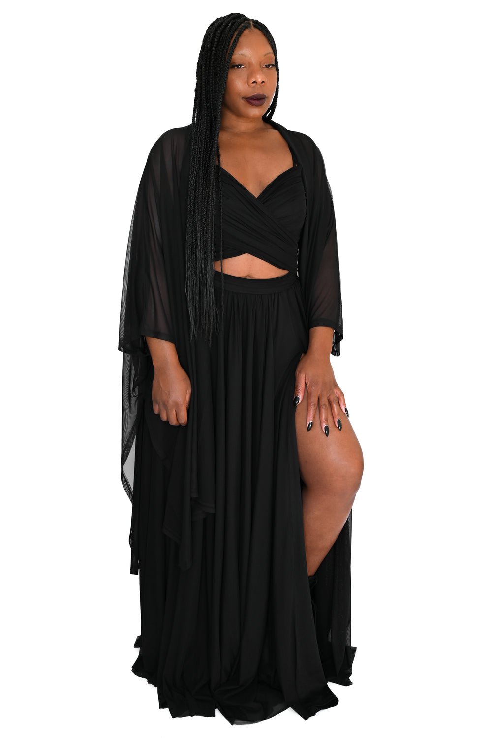 Lilith Mesh Oversized Cloak – FOXBLOOD