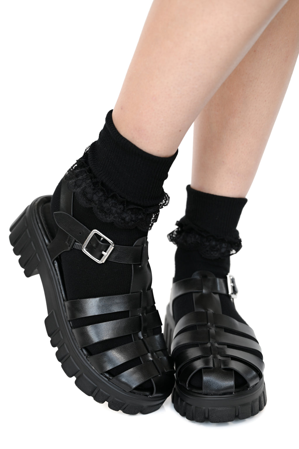 Black Lace Bobby Socks – FOXBLOOD